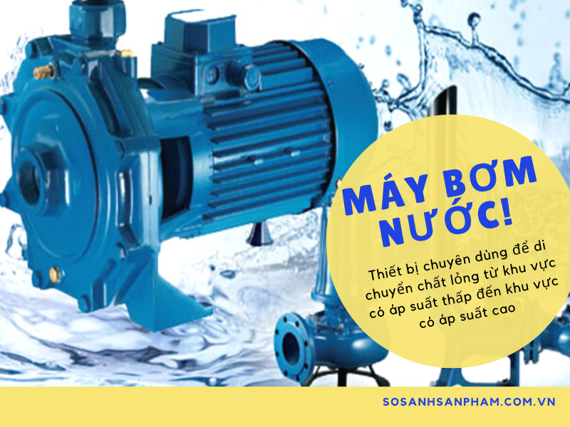 So sánh máy bơm nước chạy xăng, dầu các loại