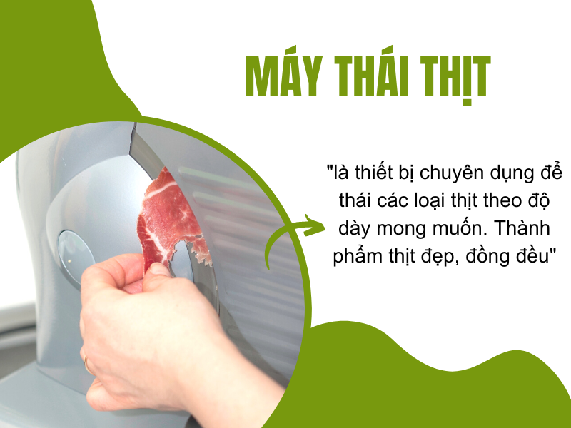 So Sánh Các Loại Máy Thái Thịt Sống, Chín